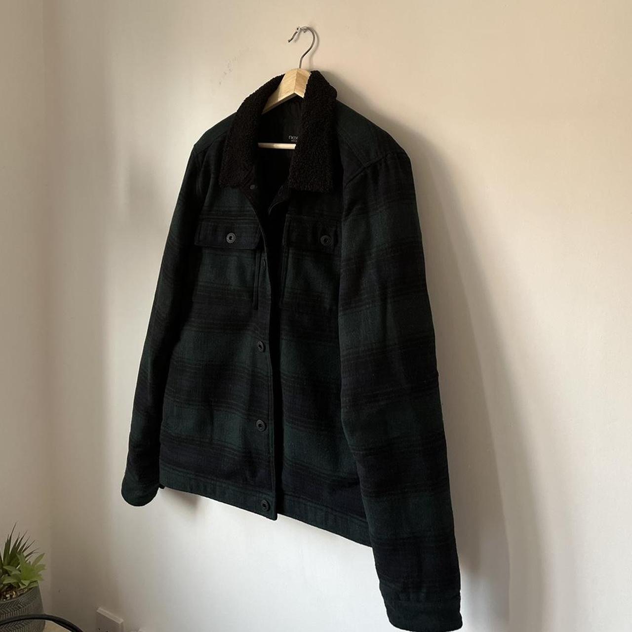 Next Chequered Lumberjack Style Jacket in Size Large... - Depop