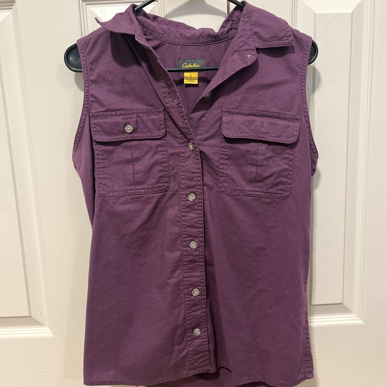 Cabela's Women's Purple Vest | Depop