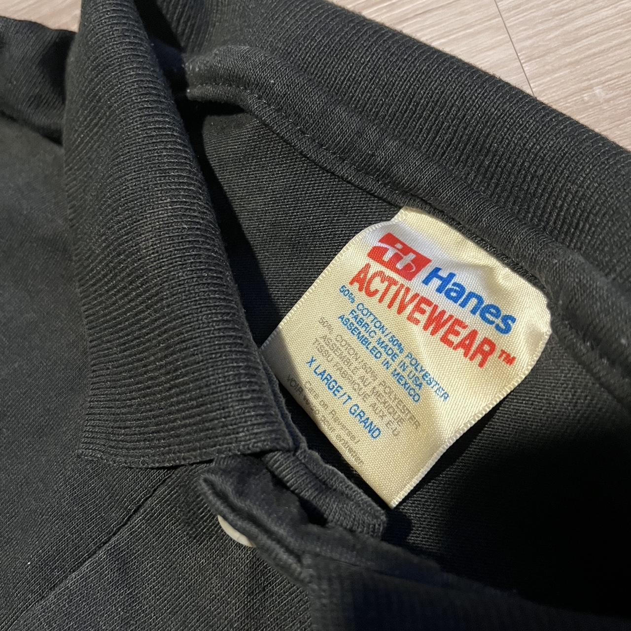 Vintage HANES Activewear polo shirt Size XL Pit to... - Depop