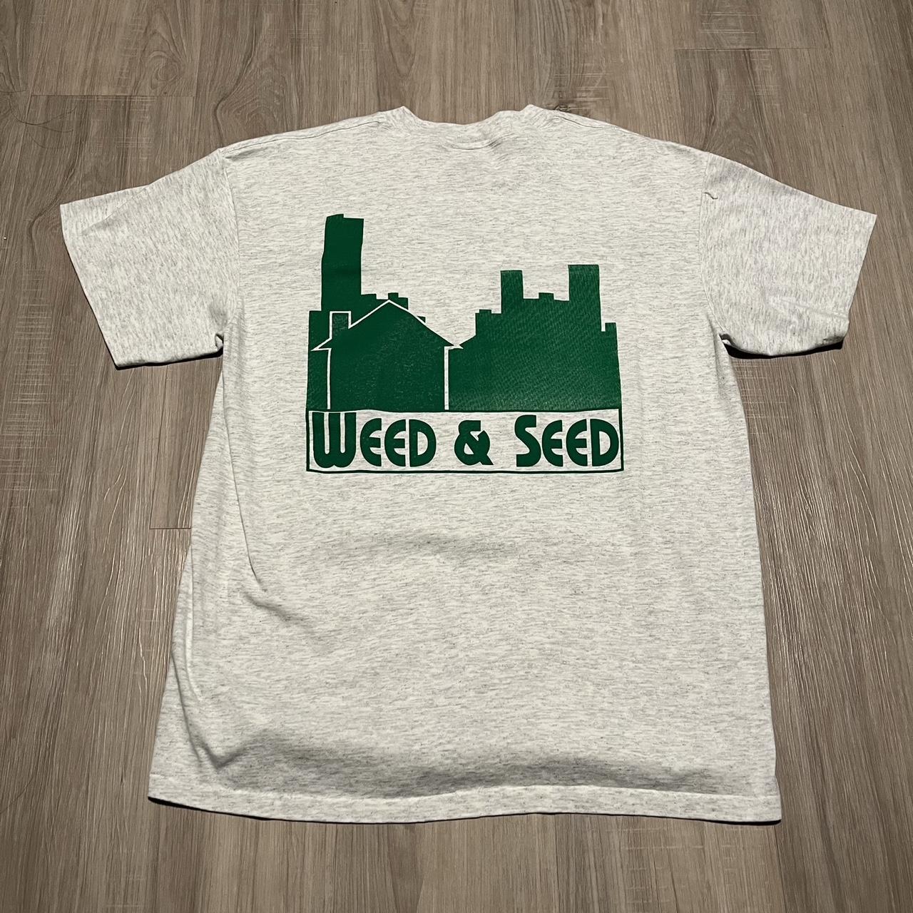 Weed and seed shirt size large Light gray... - Depop