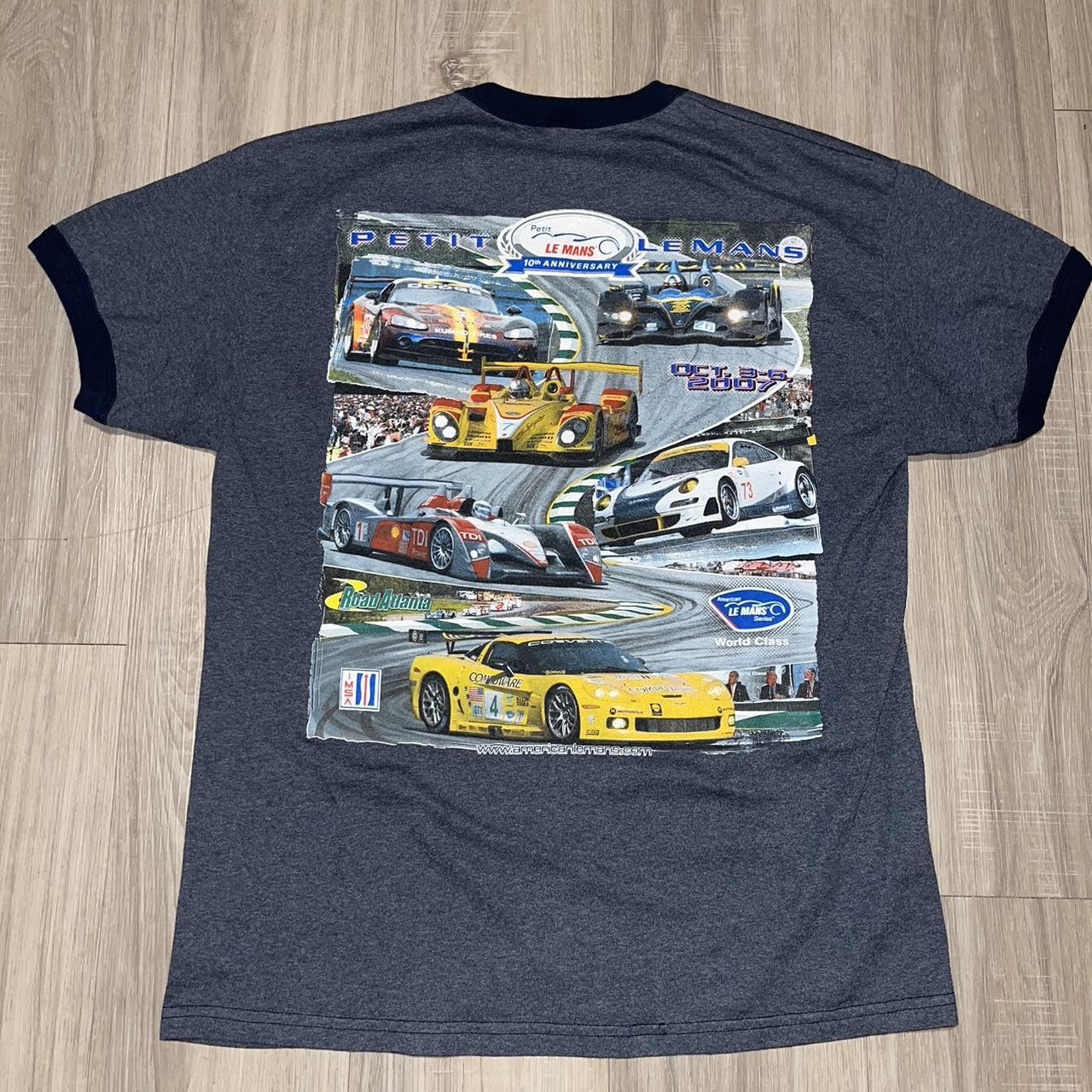 F1 racing ringer tee size large Big back graphic... - Depop
