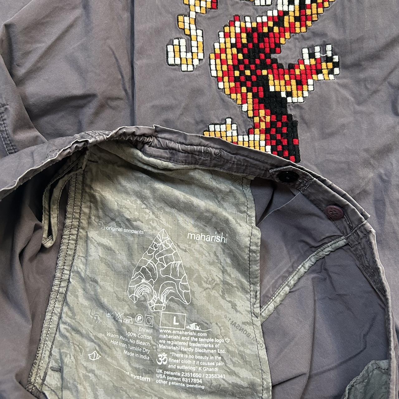 Maharishi Digi Dragon Embroidered Snopants In... - Depop