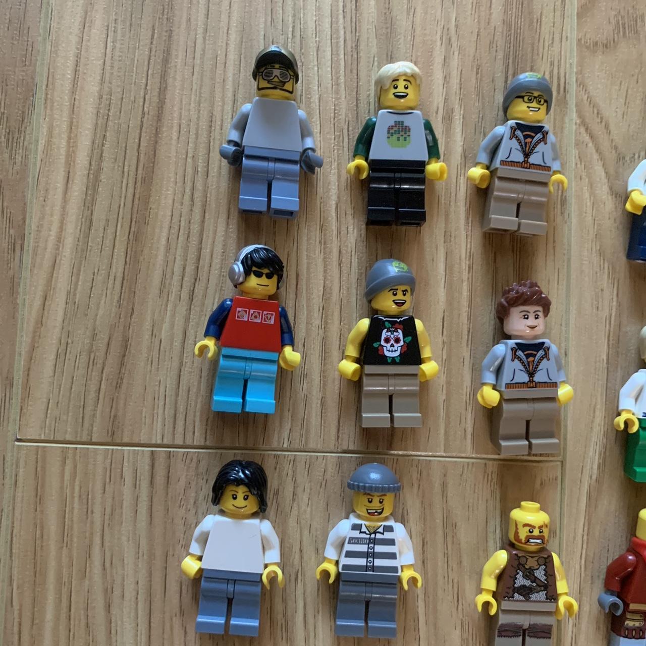 Lego Minifigure Bundle 18 pieces Men male Hipster... - Depop