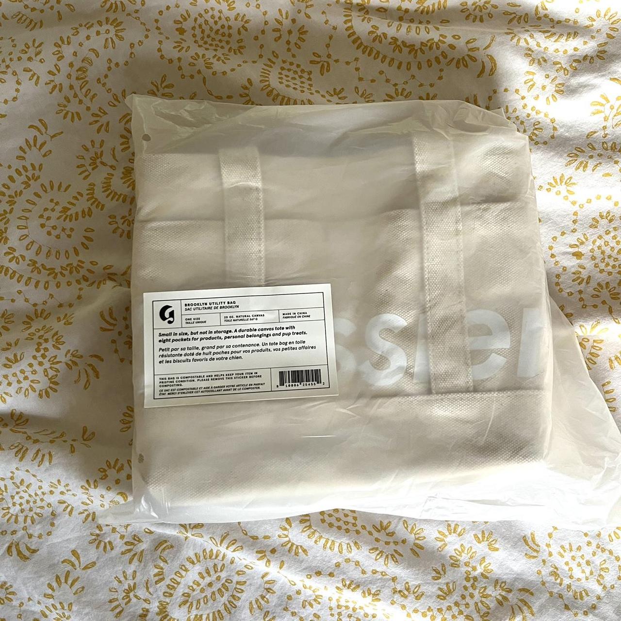 gorgeous Glossier Brooklyn Utility Tote Bag, with an... - Depop