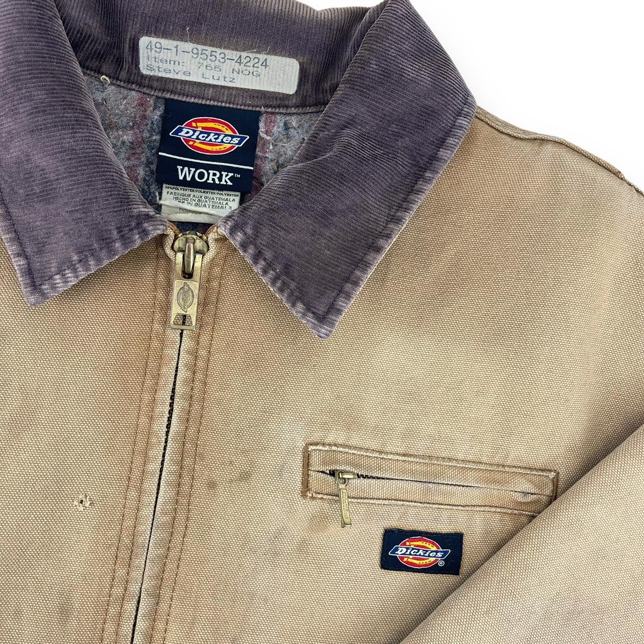 Dickies Detroit Style Chore Bomber Jacket - Tan, 2XL... - Depop