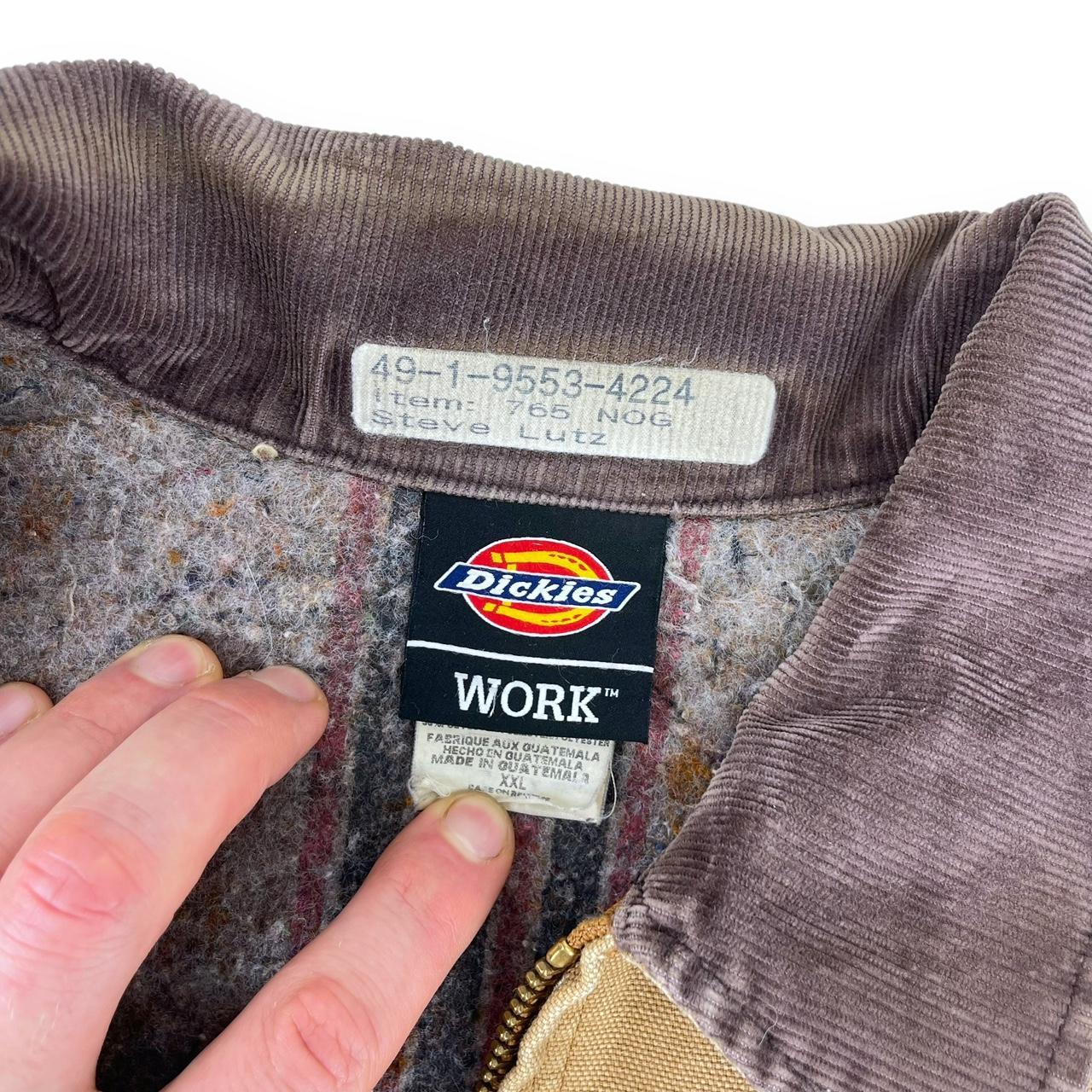 Dickies Detroit Style Chore Bomber Jacket - Tan, 2XL... - Depop