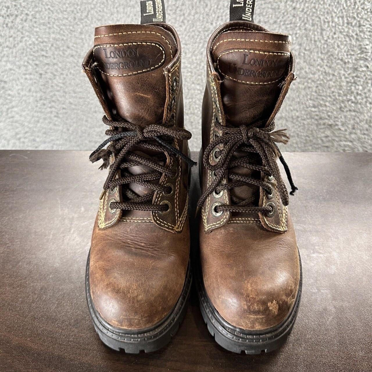 Vintage Y2K London Underground 90s Chunky Platform... - Depop