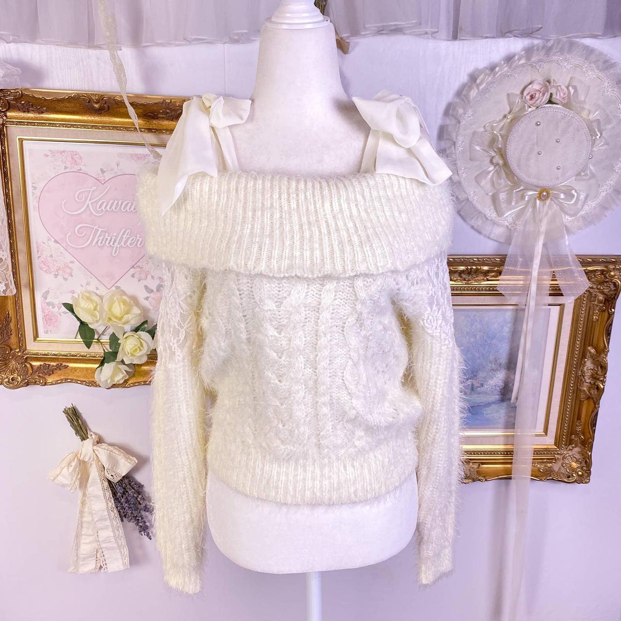 Liz lisa off shoulder knit sweater Very cute and... - Depop