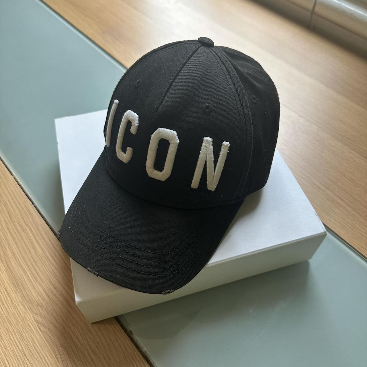 Icon Dsquared black cap Very light discolouration on... - Depop