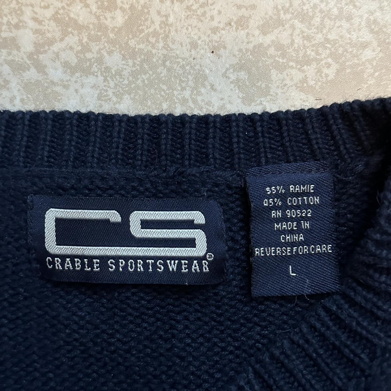 University of Arizona Red/Navy Stripe Knit Sweater -... - Depop