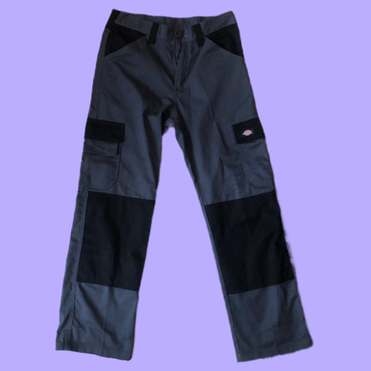 Dickies Workwear Cargos in black and grey, basically... - Depop