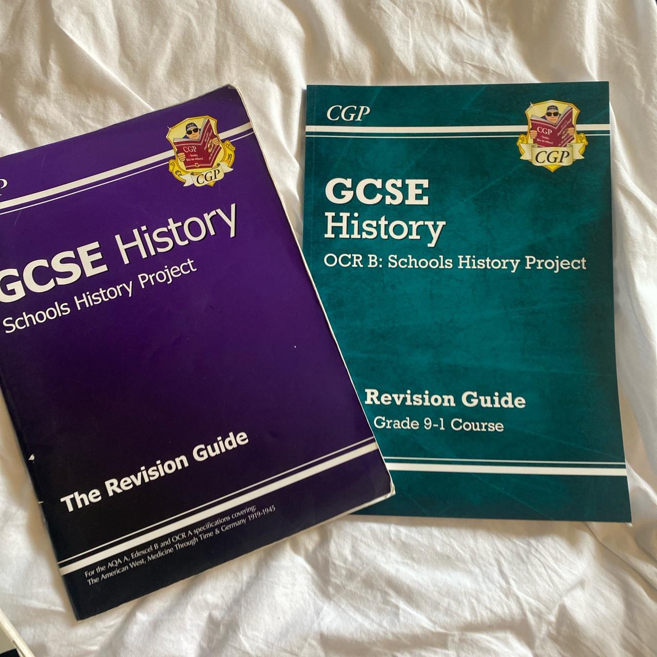Two gcse history ocr/aqa revsion books Unwritten... - Depop