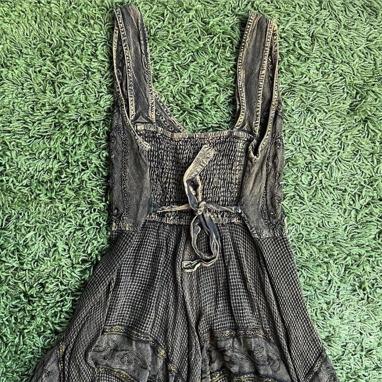 UNIF Women's Green Dress | Depop