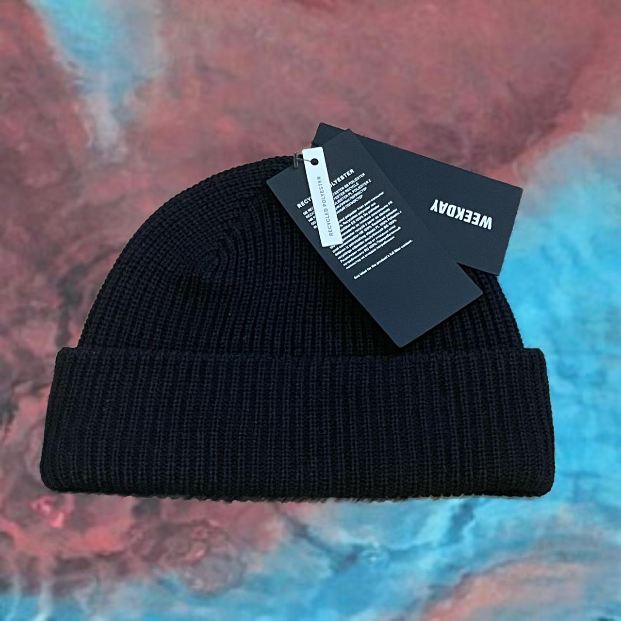 new with tags black fisherman beanie from asos brand... - Depop