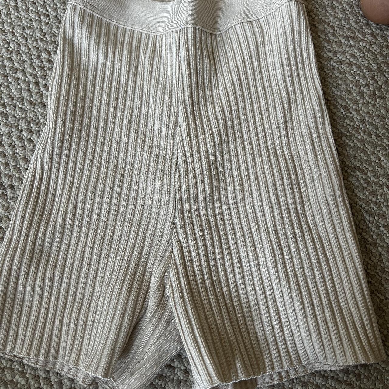 House of CB Eden beige bandage shorts. Never worn,... - Depop