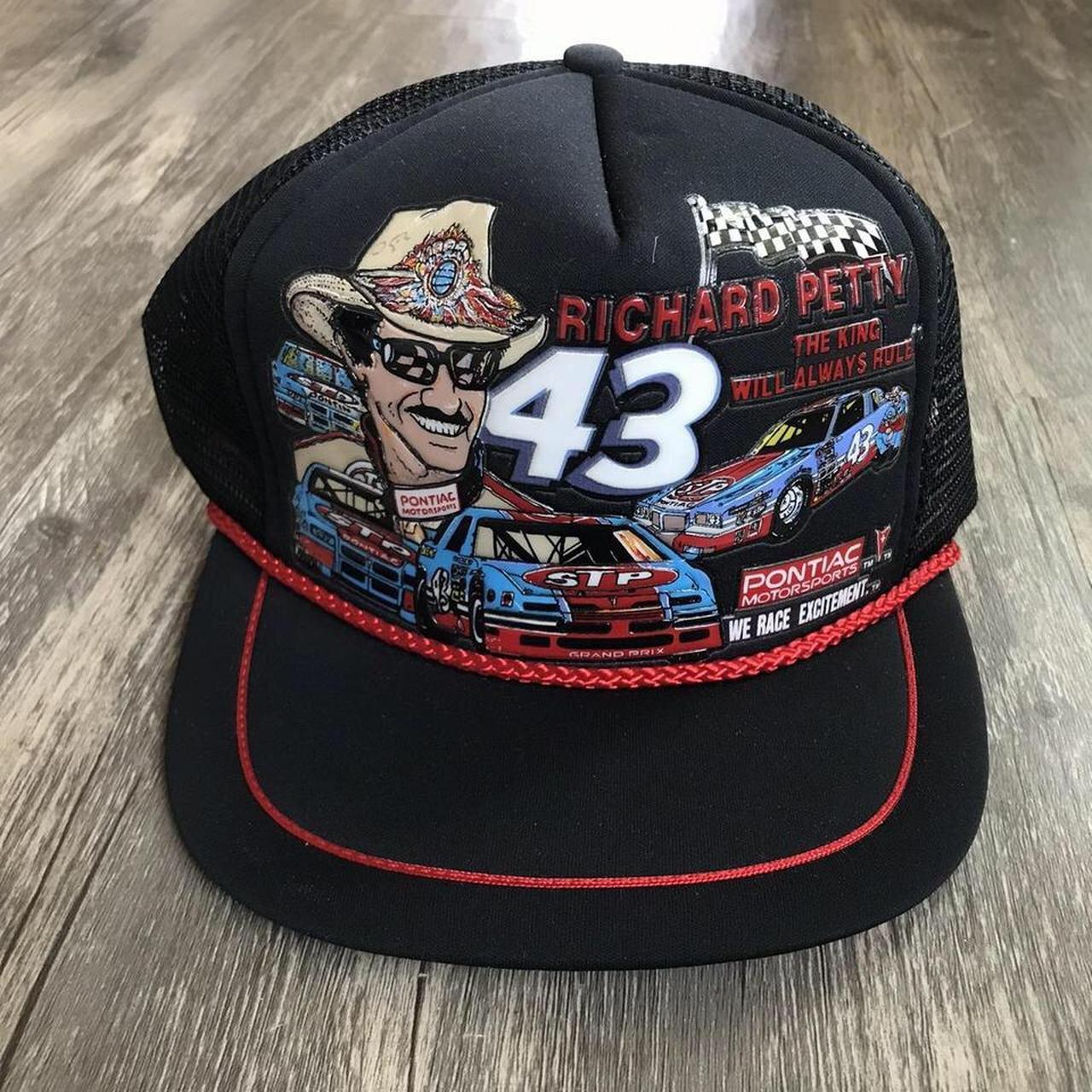 NASCAR Men's Black and Red Hat | Depop