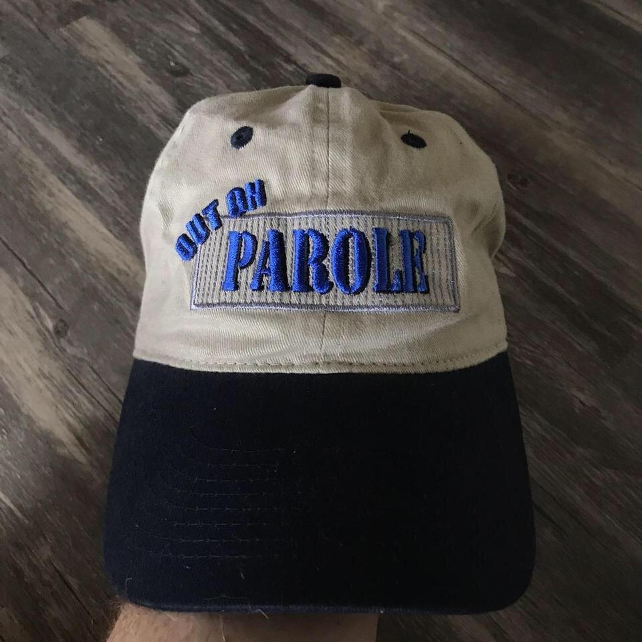 Vintage Cap Hat Prison Jail Out on Parole Comedy... - Depop