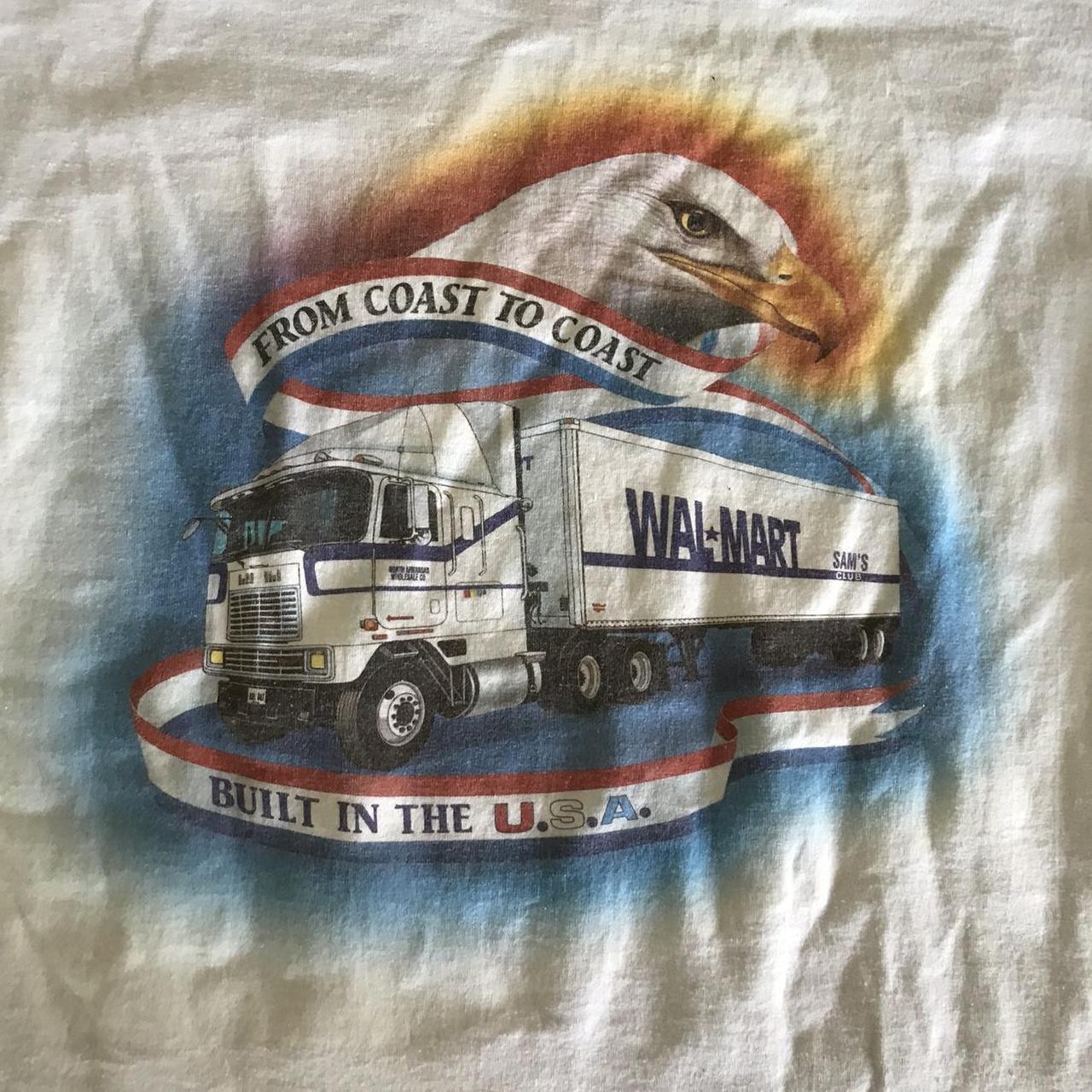 Vintage Walmart Tee 80s Single Stitched 10 Years Of... - Depop