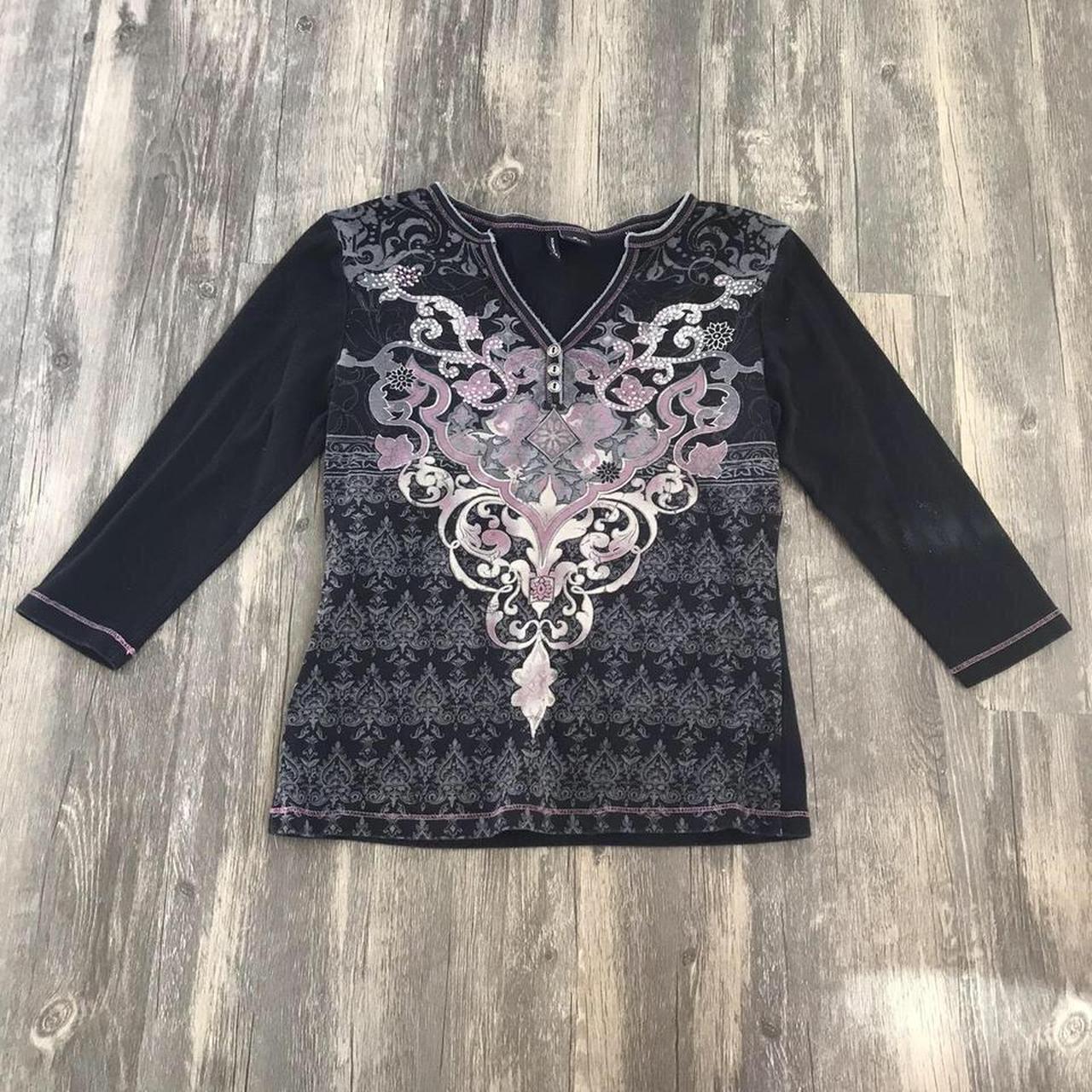 Cyber Y2K Mall Goth Tee Cyber Punk Mall Goth Pink... - Depop