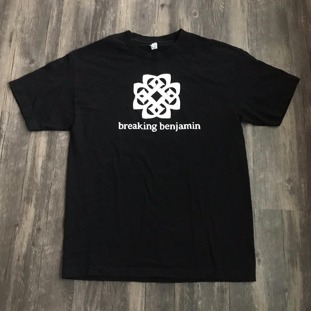 Breaking Benjamin Band Tee Mall Goth Hot Topic Rock... - Depop