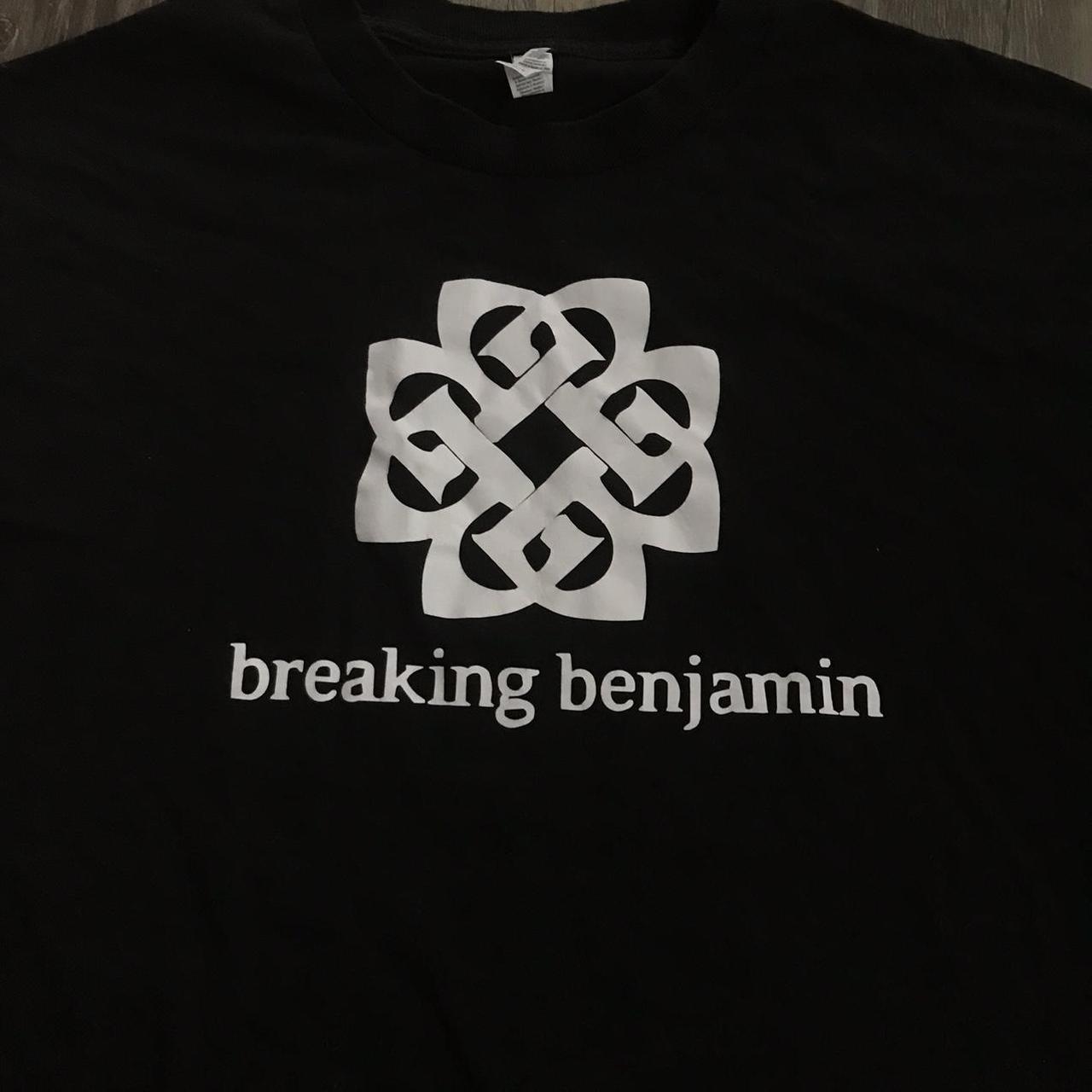 Breaking Benjamin Band Tee Mall Goth Hot Topic Rock... - Depop