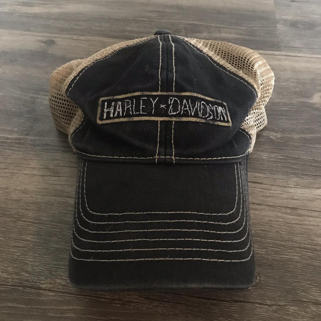 Vintage Harley Davidson Hat Embroidered Minima... - Depop