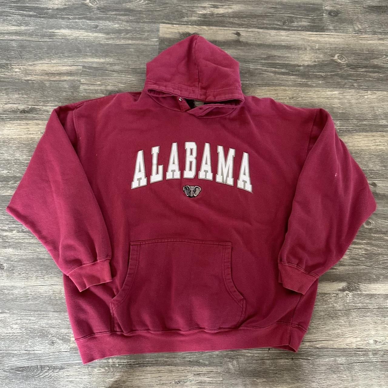 Vintage Alabama Football University Hoodie Flaws... - Depop