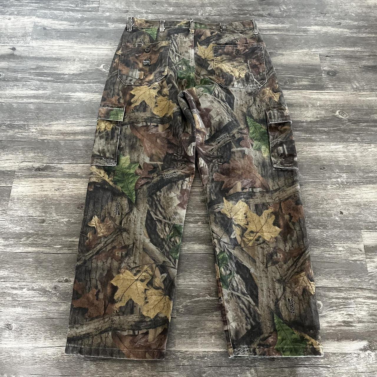 Vintage Realtree Camo Wrangler Jeans Cargo 36Wx30L - Depop