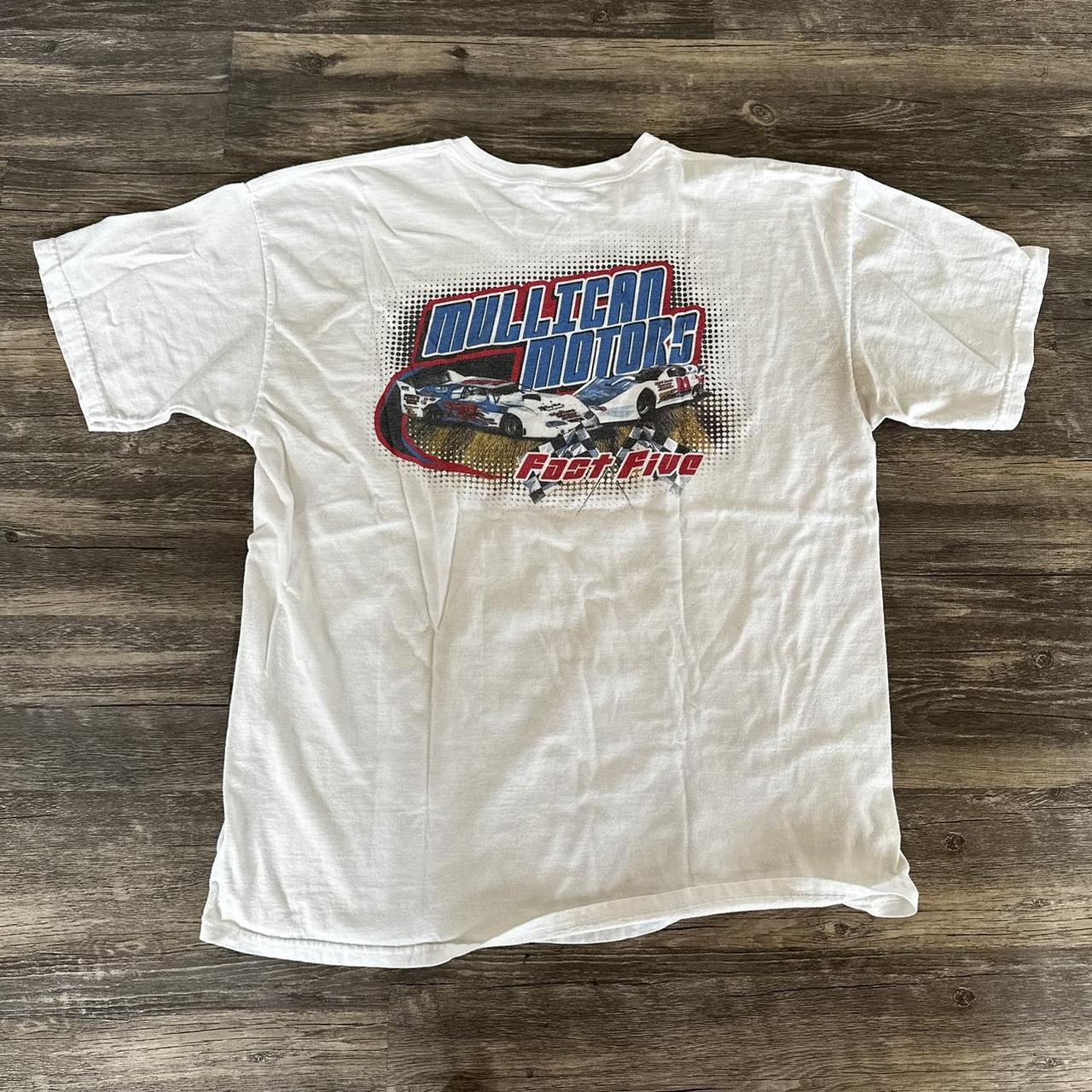 Vintage Racing Tee NASCAR Flaw pictured - Depop
