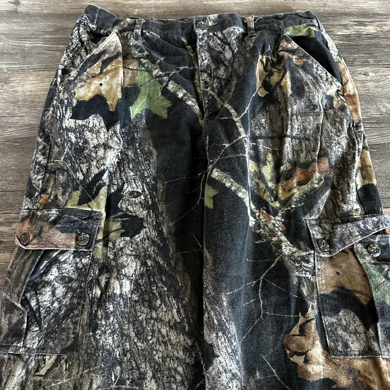 Vintage Baggy Realtree Camo Cargo Denim Jeans - Depop