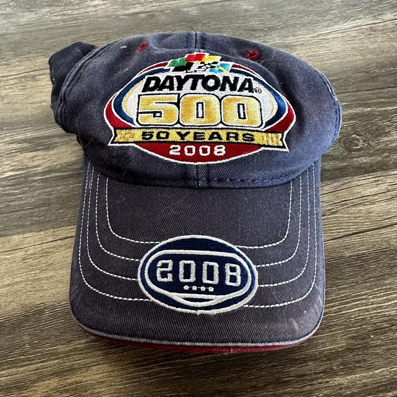 Vintage Daytona NASCAR Racing Hat Grunge Skater... | Depop