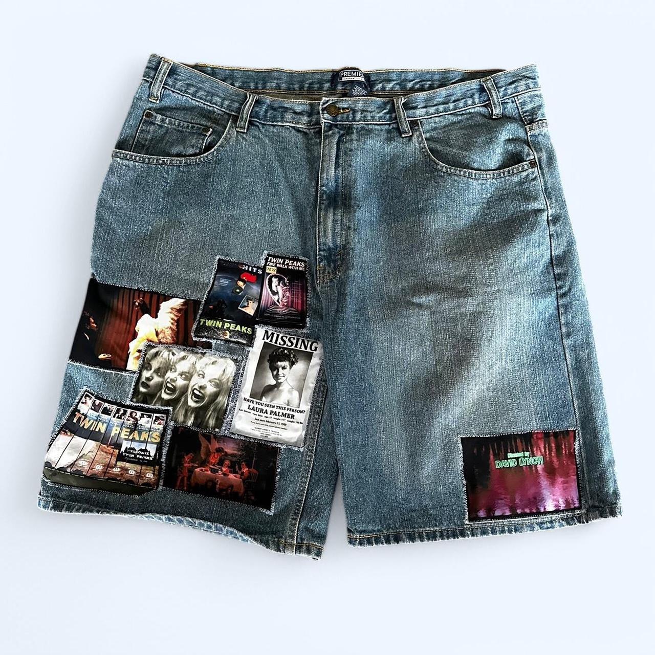 Vintage Reworked Patchwork Denim Jeans Twin Peaks... | Depop