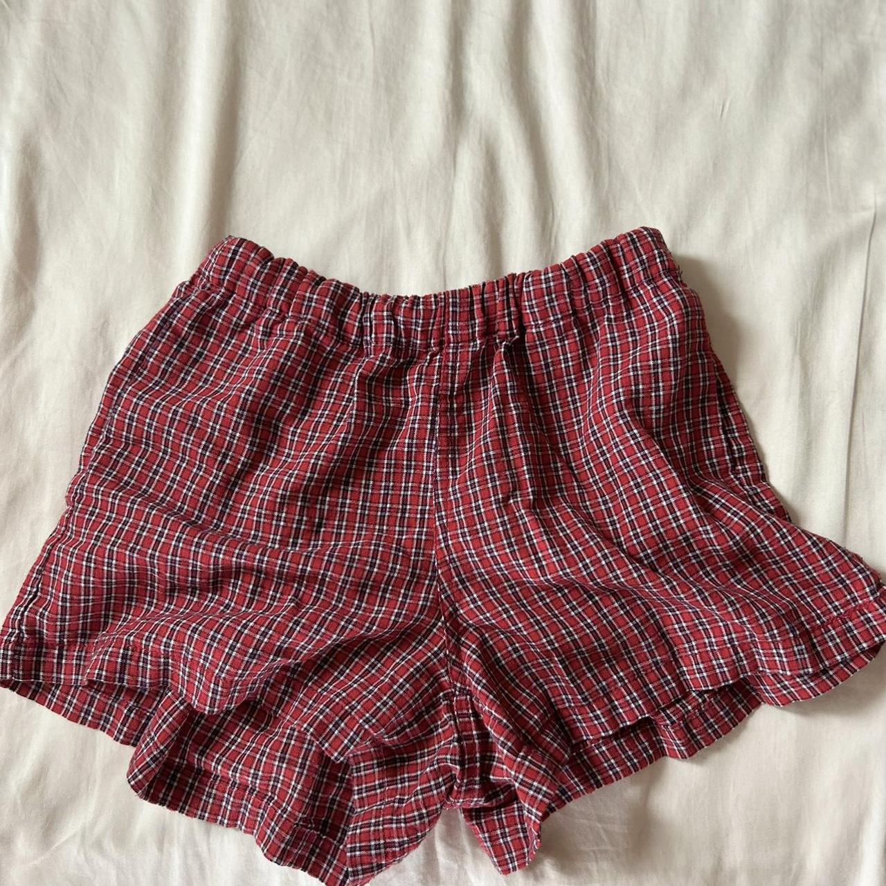 Brandy melville boxer shorts with pockets - Depop
