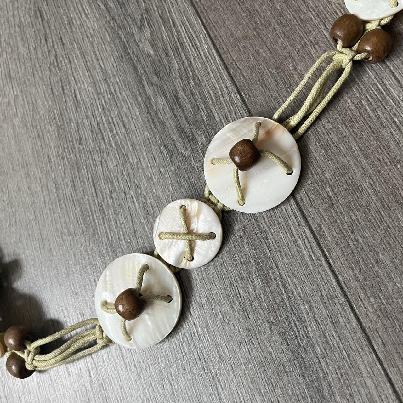 🤍 coastal shell belt ☹︎no returns☹︎ 💸ACCEPTING... - Depop