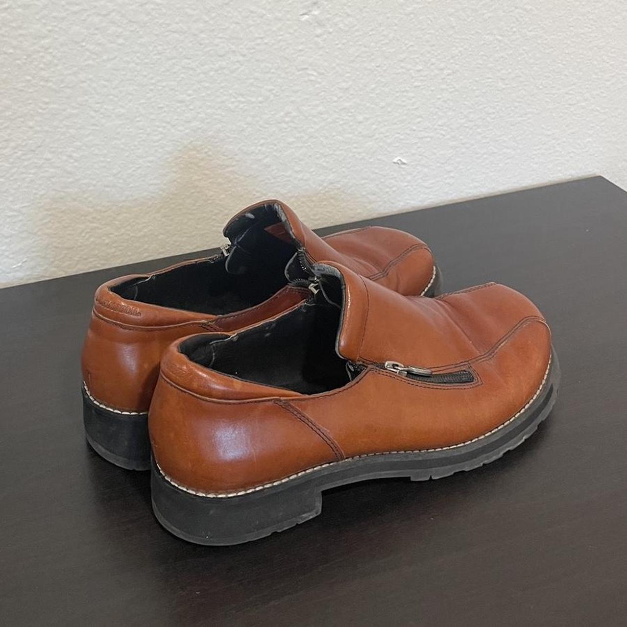 harley davidson zipper loafers size: 8.5 Womens - Depop