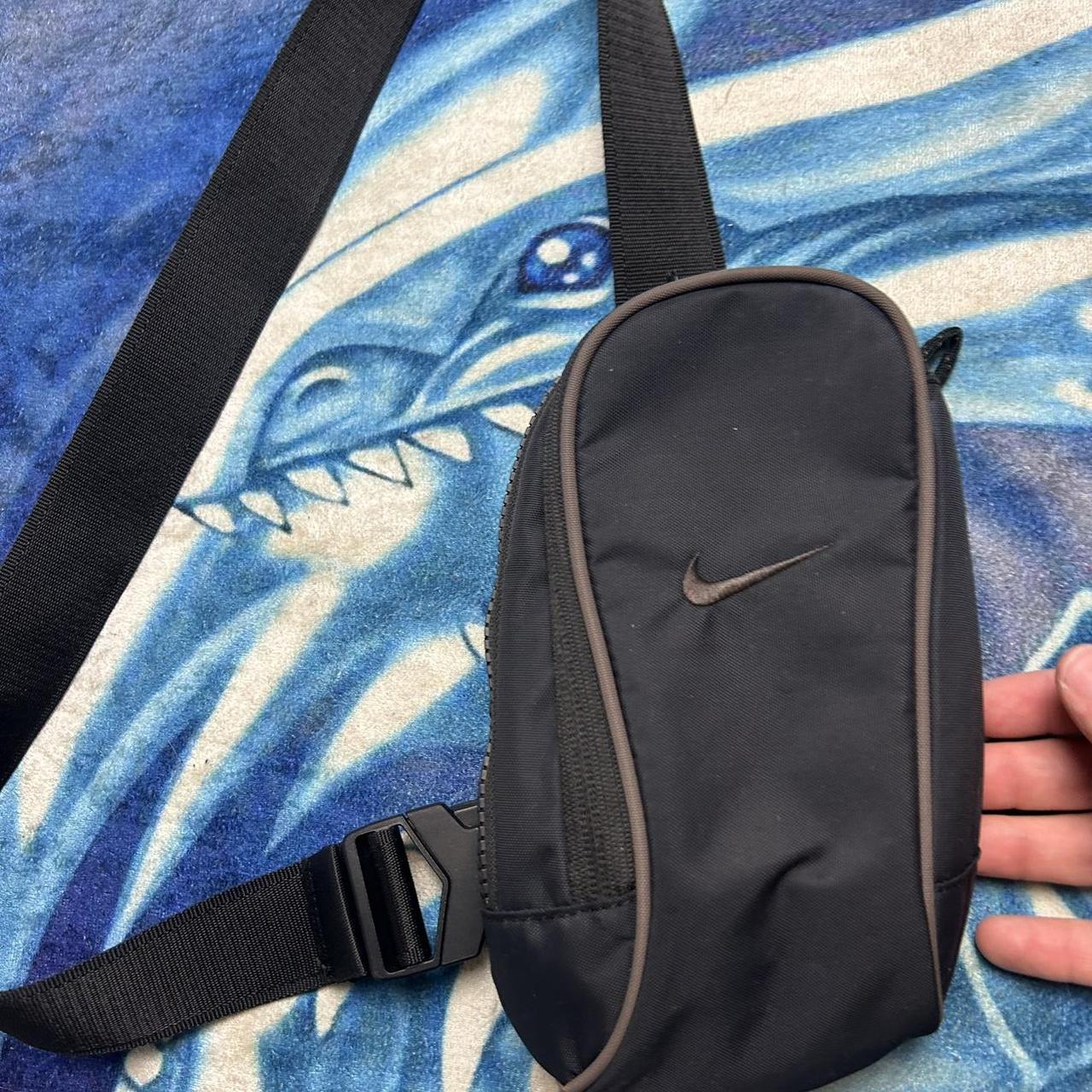 Nike side satchel cross body utility techwear bag... - Depop