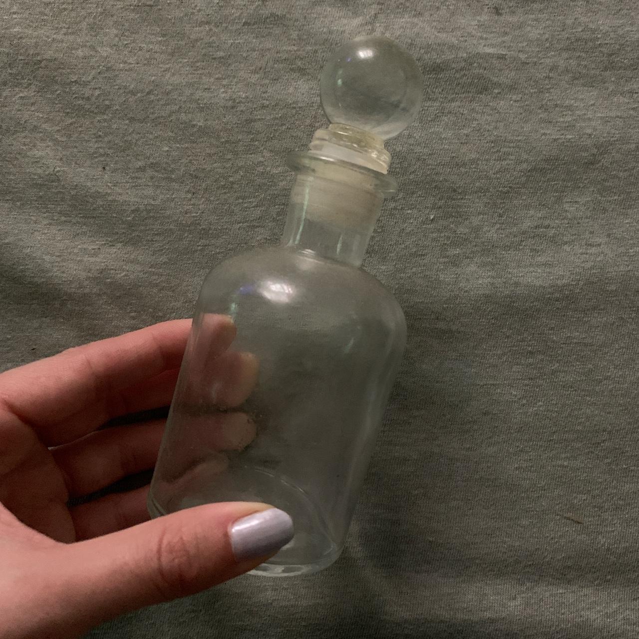 Antique glass trinkets jar - Depop