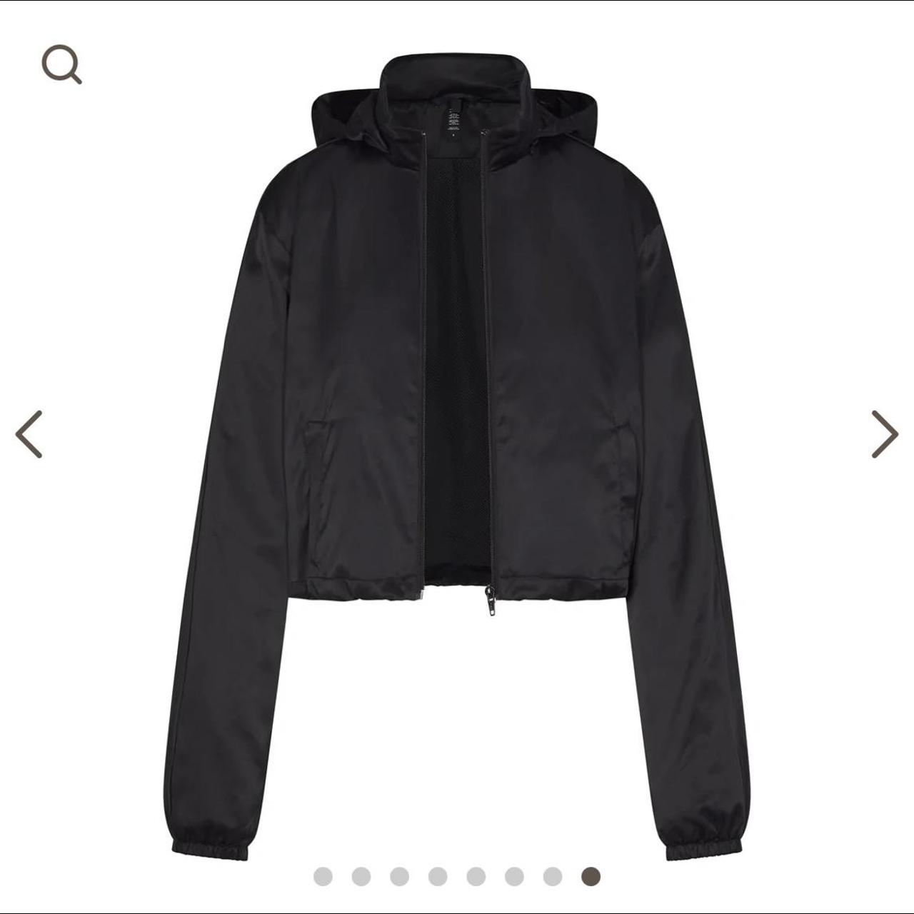 Skims athletic jacket with optional hood Never... - Depop