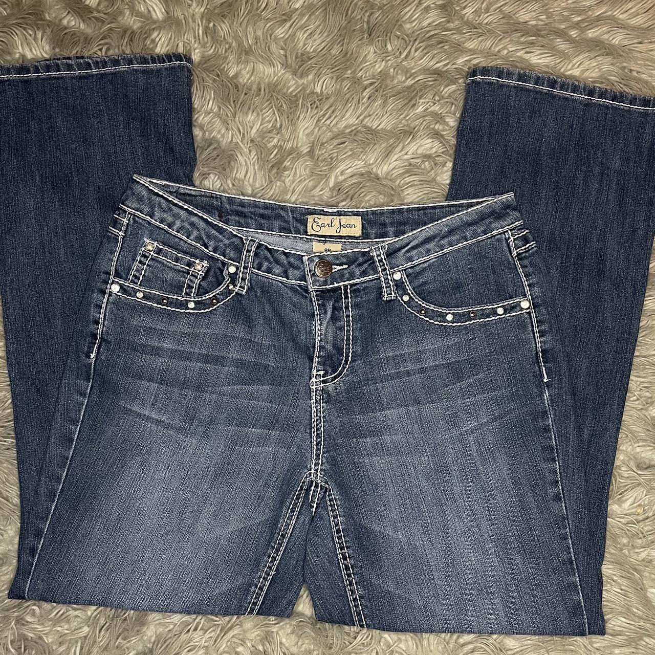 Rodeo girl low rise jeans Waist: 16 inches across... - Depop