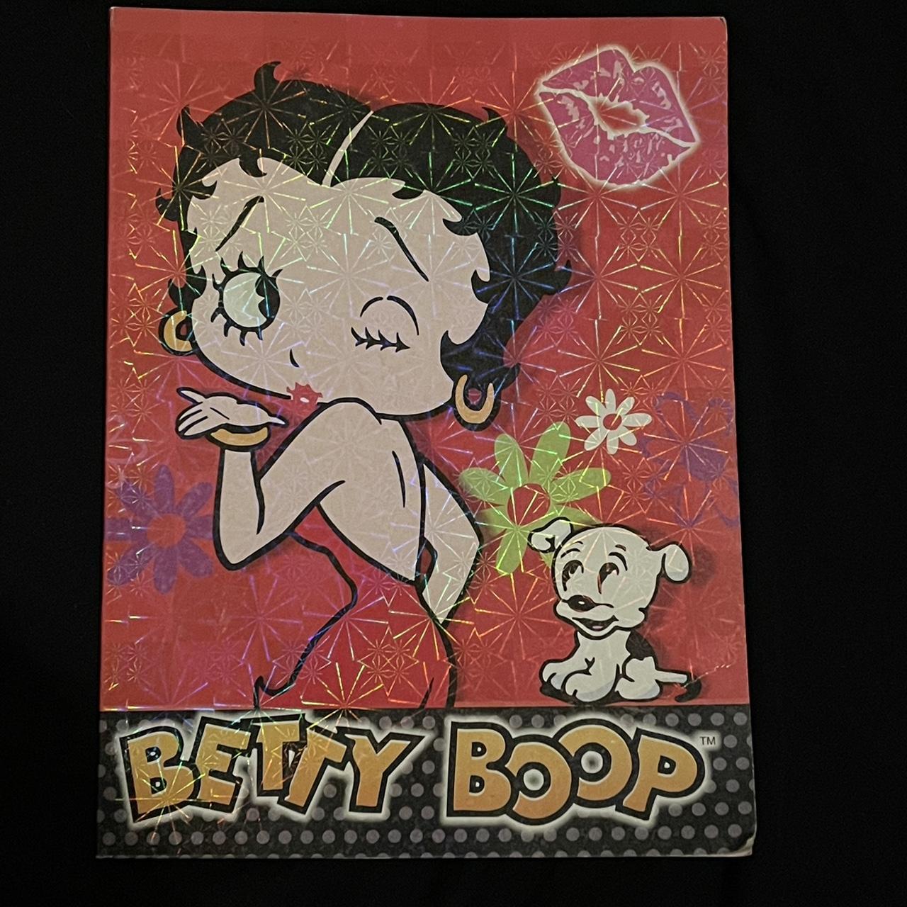 Betty Boop blowing kiss holographic y2k brand new... - Depop