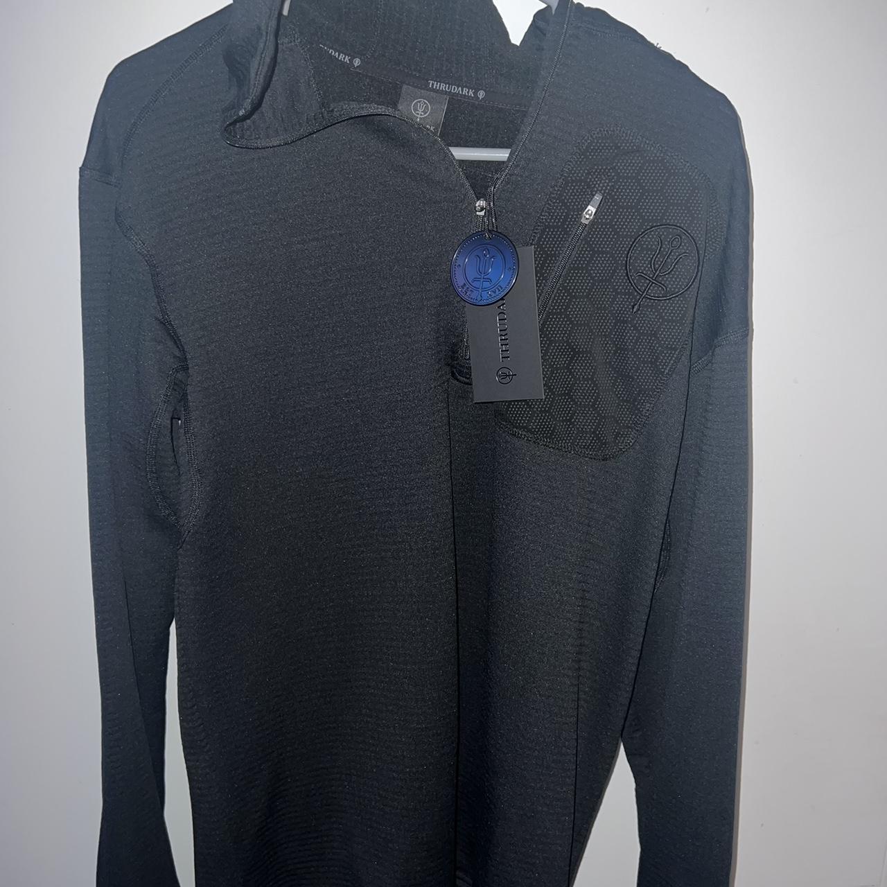 Thru dark quarter zip base layer Never worn before... - Depop