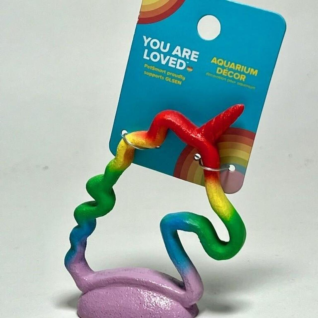 Pride LGBTQ Rainbow Unicorn Swim-Thru Aquarium... - Depop