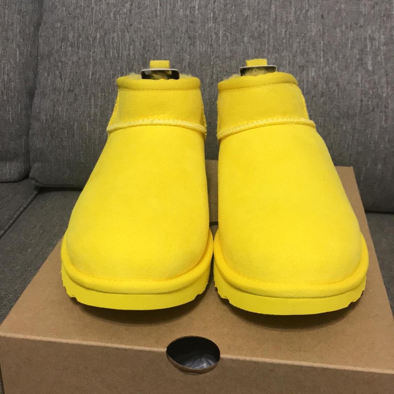 UGG Classic Mini Ultra Boot Canary Yellow New with... - Depop