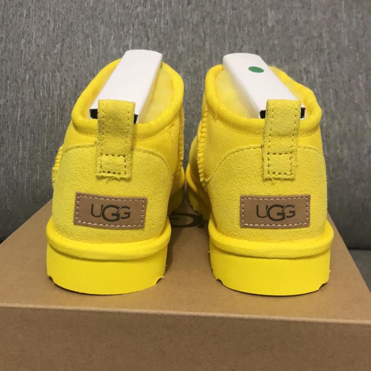 UGG Classic Mini Ultra Boot Canary Yellow New with... - Depop