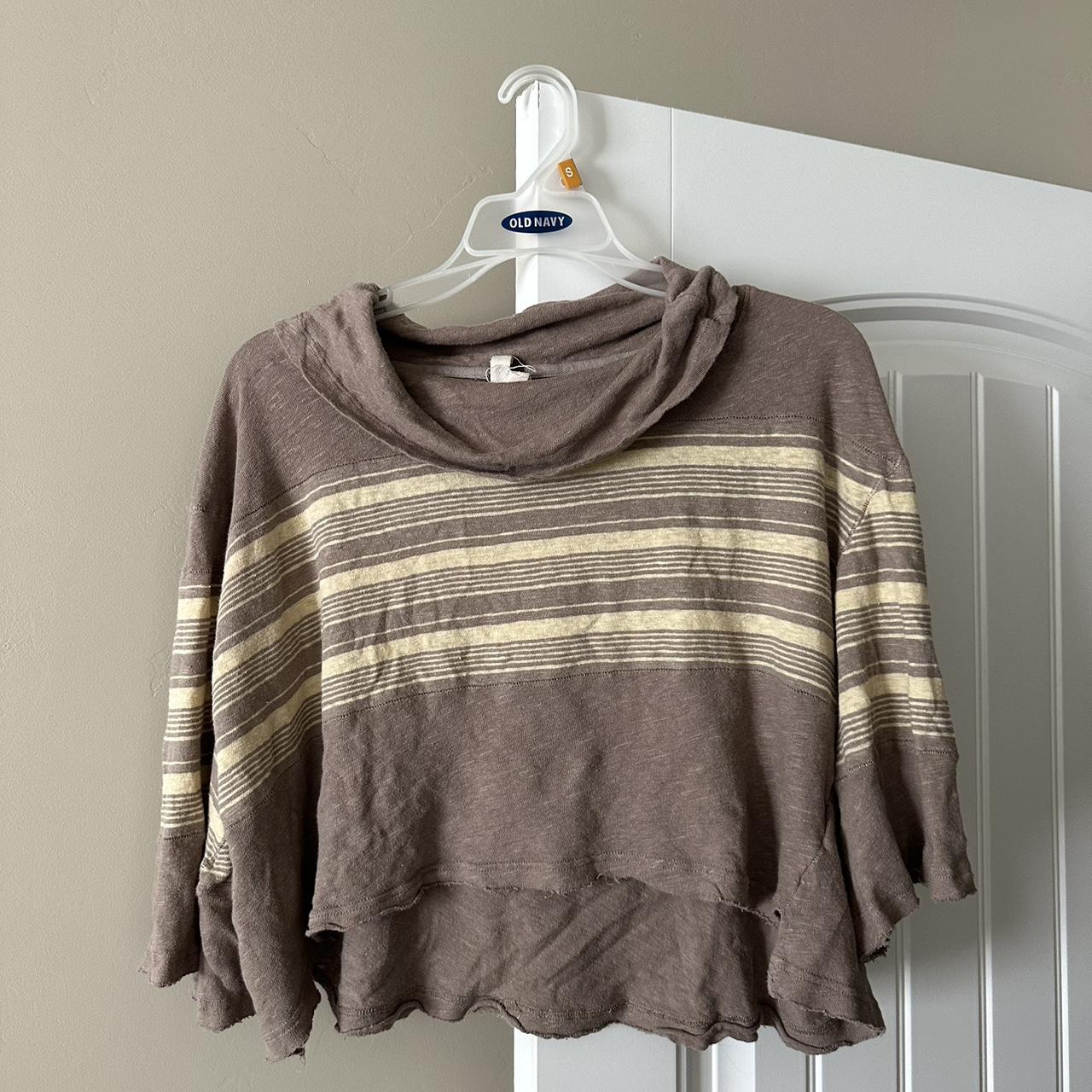 Old free people cowl neck top. #freepeople... - Depop