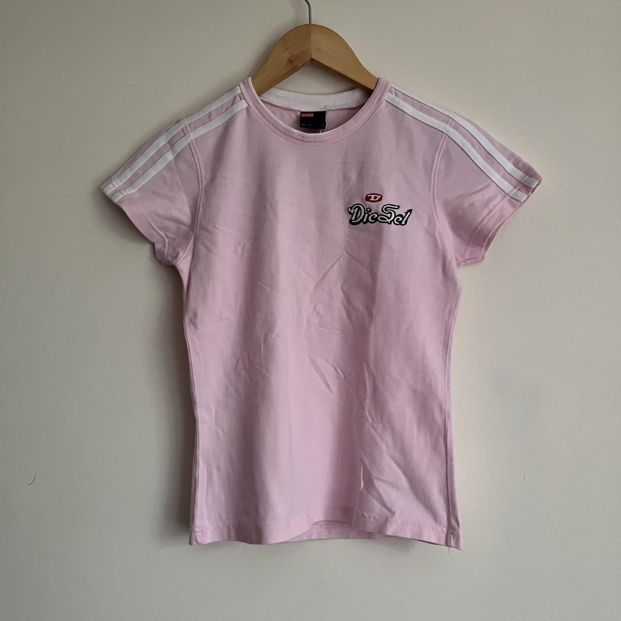 Diesel tee in pink Sporty and cute tee from diesel... - Depop
