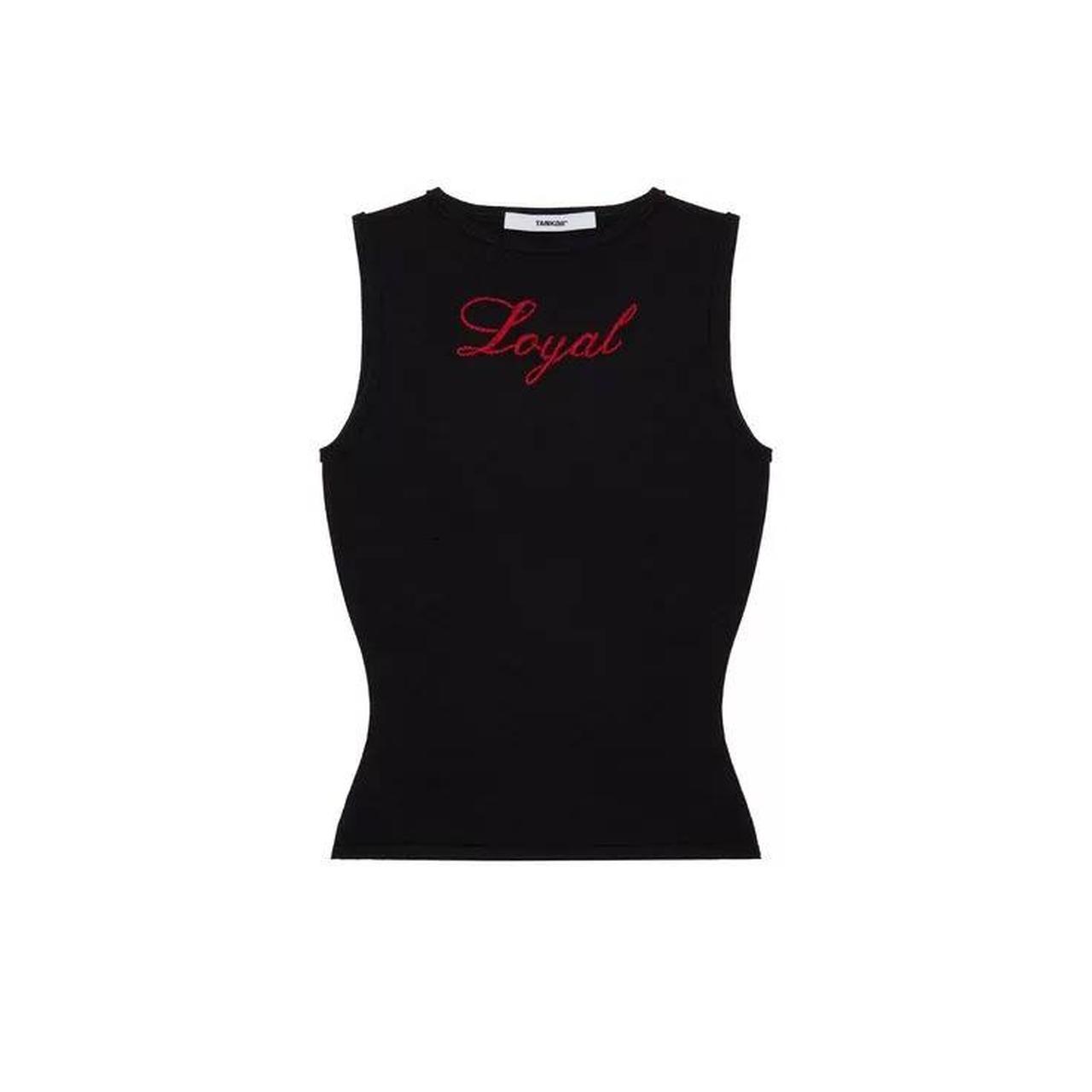 tank air loyal tank in black/red new condition... - Depop