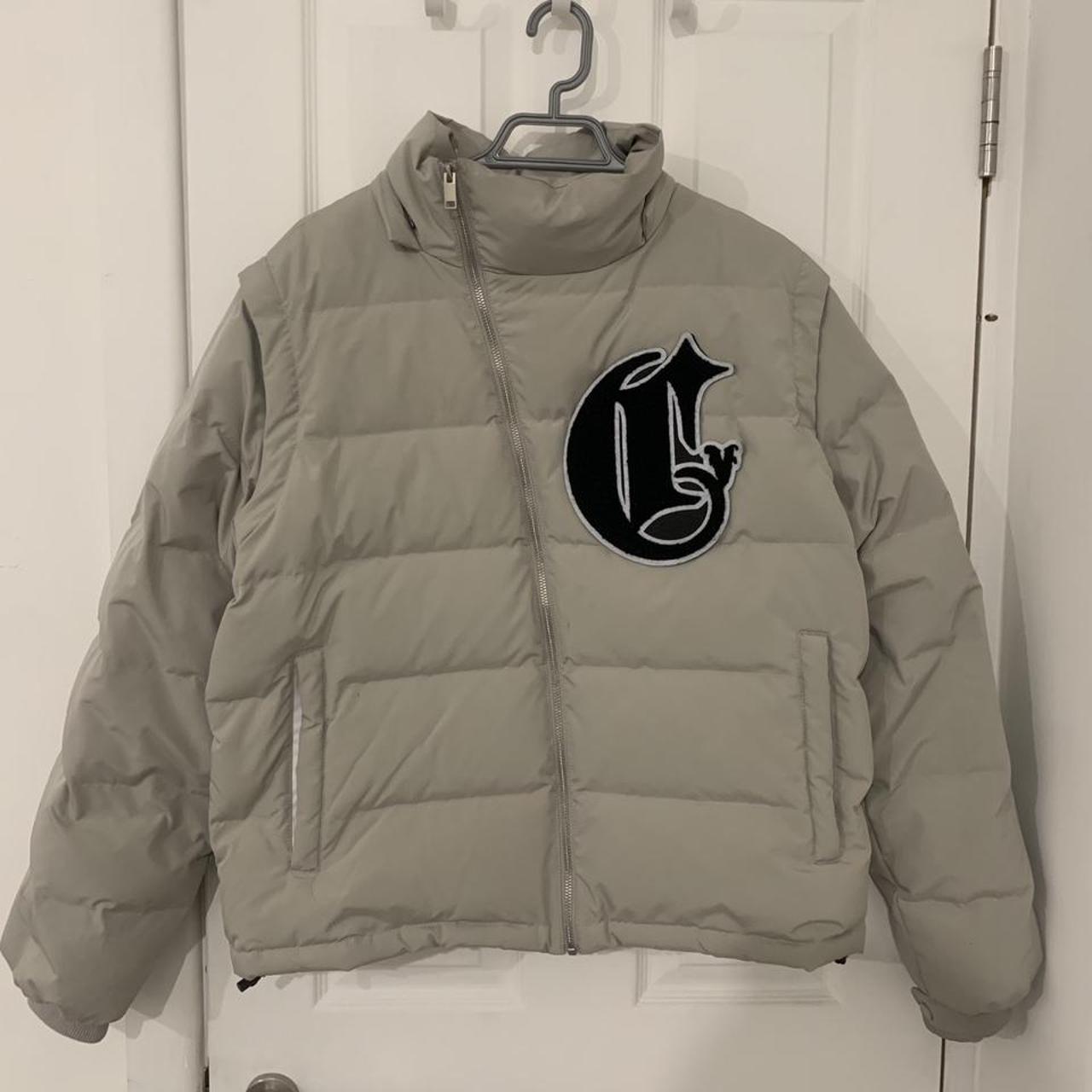 Corvidae Grey puffer jacket In great condition-... - Depop