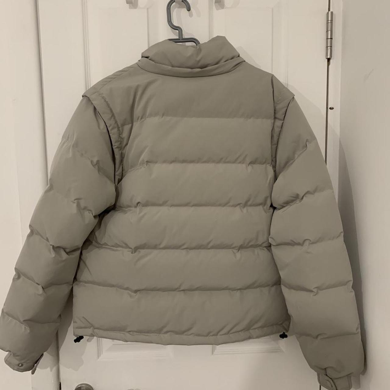 Corvidae Grey puffer jacket In great condition-... - Depop