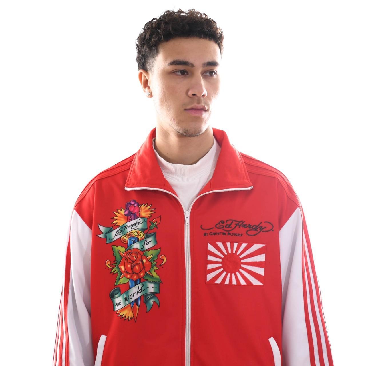 Ed Hardy Men's multi Jacket | Depop